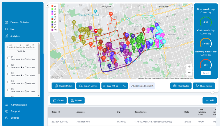 Smart Delivery Routing with Quantum Optimization