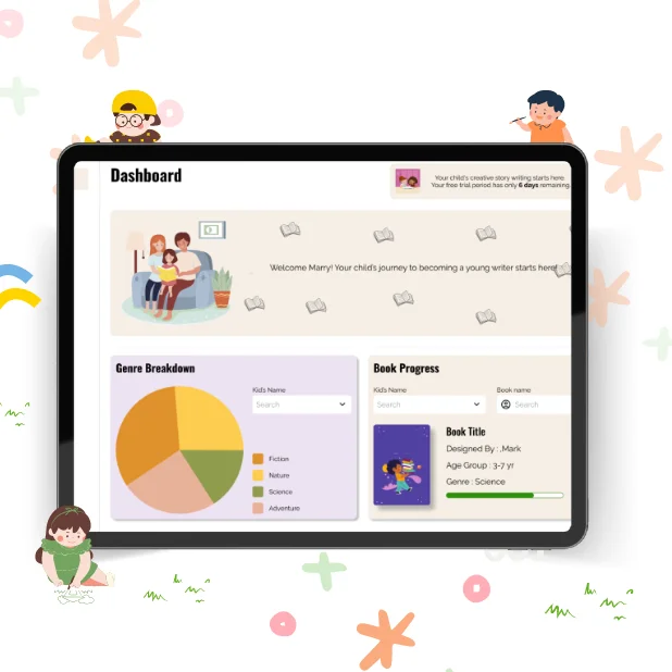 Kids Story Writing Platform for Young Creators